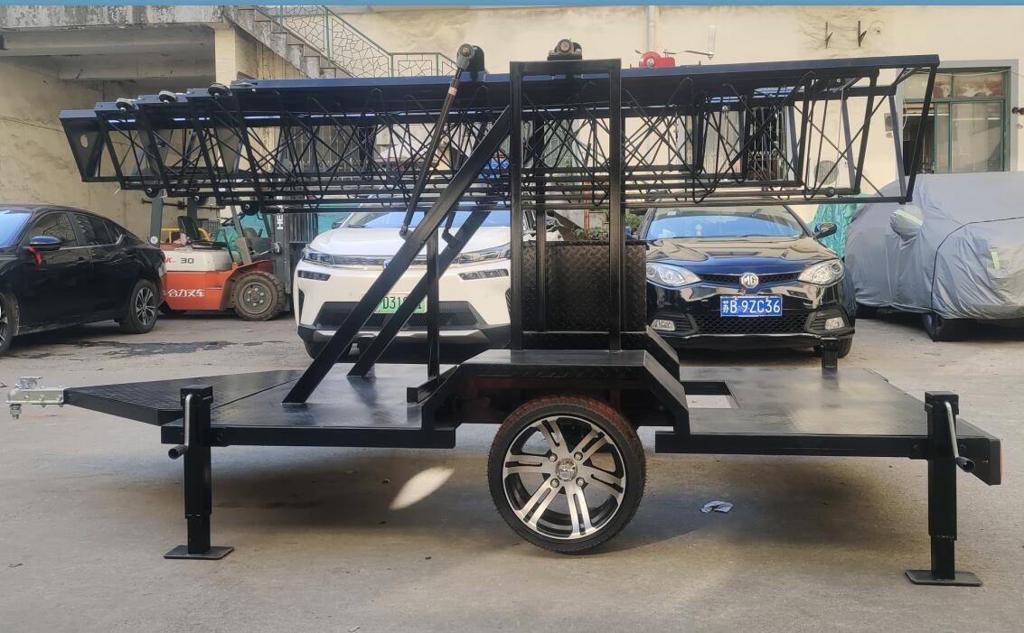 100ft Tower Telescopic Fast Deployment Trailer Tower With Shelter Cell ...