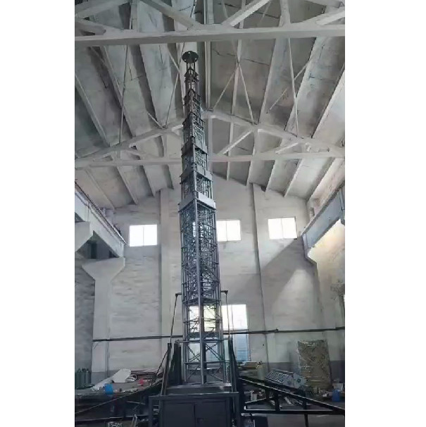 120ft Tower Telescopic Fast Deployment Trailer Tower With Shelter Cell ...
